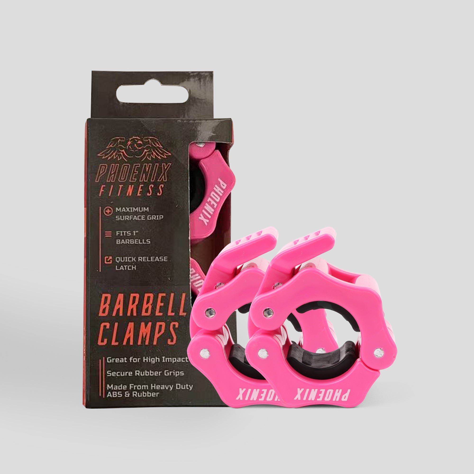 1-inch Barbell Clamps – Phoenix Fitness